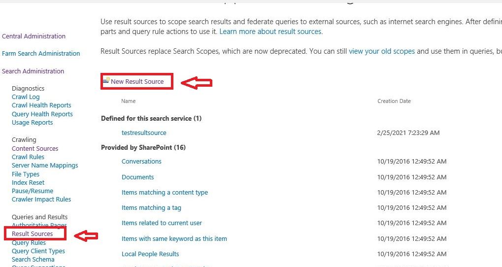 Modify on Premise Search Everything to exclude a content source ...