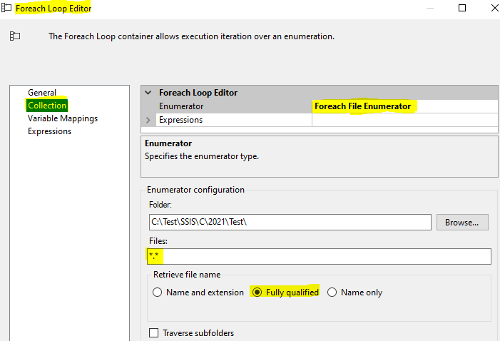 Ssis Load Multiple Files With Same Structure But Diff Extension Using Felc Microsoft Qanda