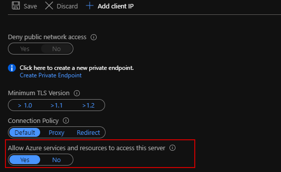 Sql Connection Error Firewall Integration Runtime Microsoft Qanda 7776