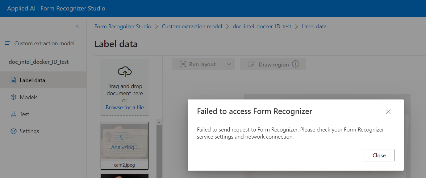 How to apply to access Document Intelligence container? - Microsoft Q&A