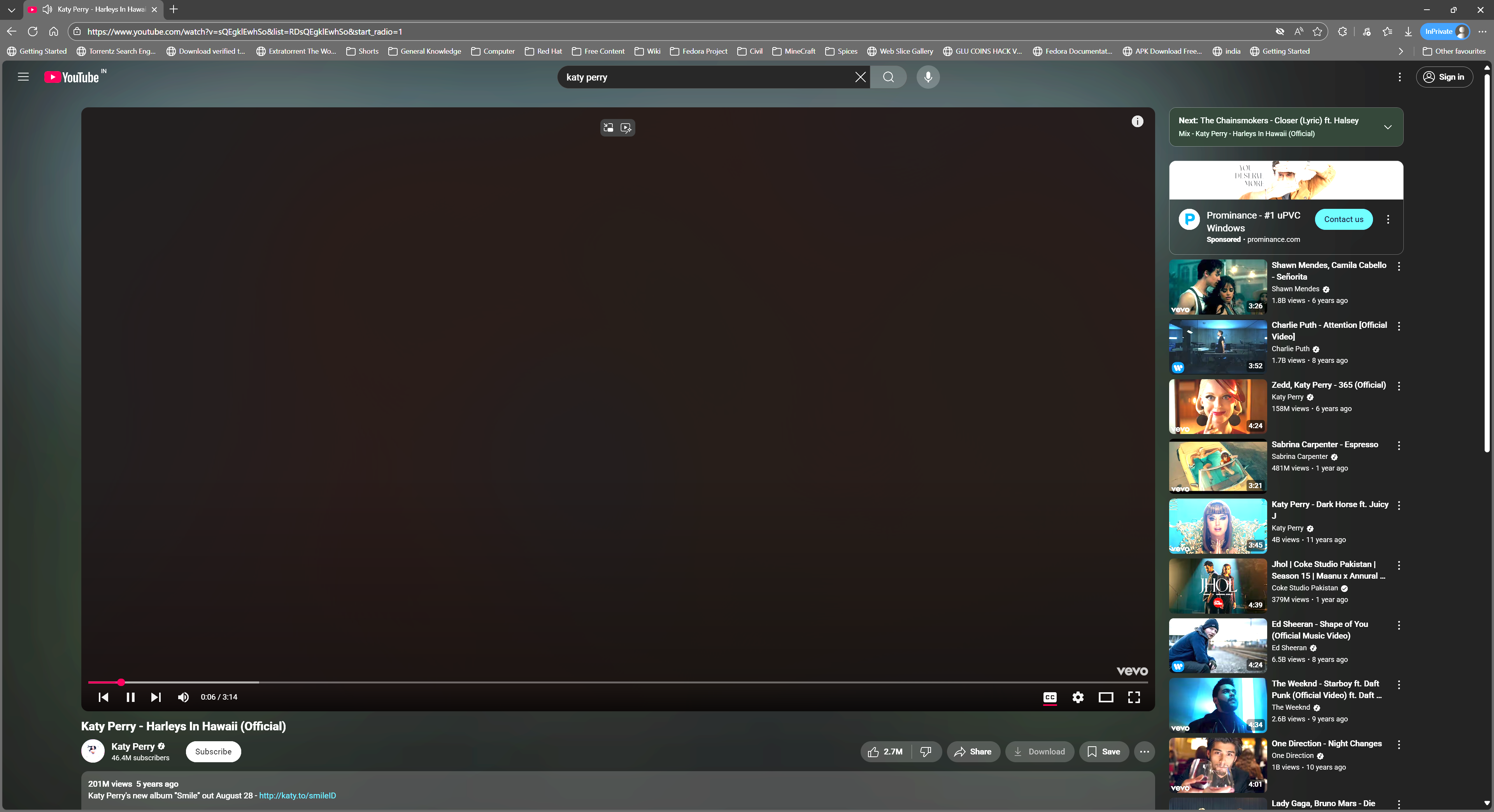 No Video on streaming services like Youtube or Prime video etc on both ...