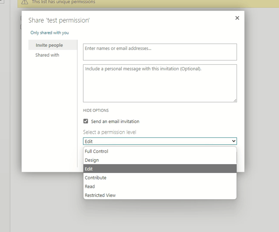 Can MS List restrict user belonging to certain role-group to view+edit only his entries? Can MS ...