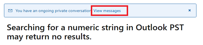 Searching for a numeric string in Outlook PST may return no results ...