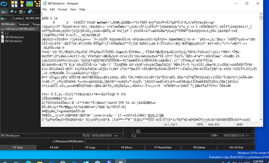 WUModels folder - Microsoft Q&A
