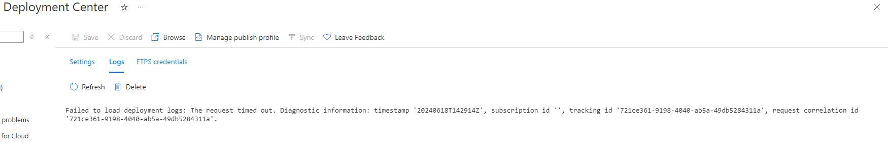 Azure AI studio web app deployment failed with error "ResourceDeploymentFailure" - Microsoft Q&A