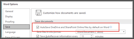 How to disable AUTOSAVE feature once and for all - Microsoft Q&A