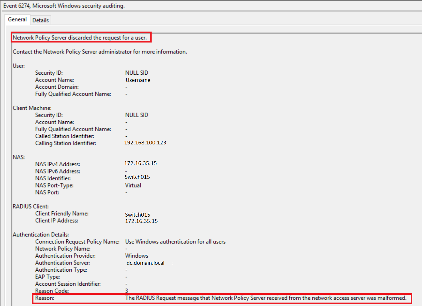radius authentication doesn't work from time to time - Microsoft Q&A