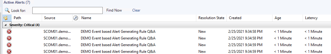 easy way to create alerts in scom 2019 installed Microsoft windows 2019 server - Microsoft Q&A