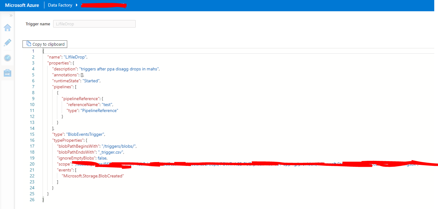 Azure data factory trigger on event not working - Microsoft Q&A