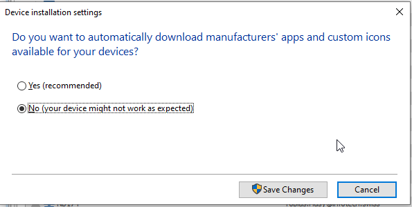 Using GPO howto disable "Do you want to automatically download ...