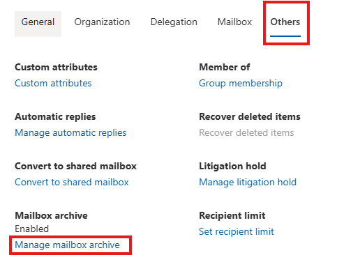Outlook mailbox size restriction - Microsoft Q&A