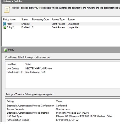 I want to use windows server 2022 RADIUS (NPS) with WPA3 security. I am using it with WPA2/EAP ...