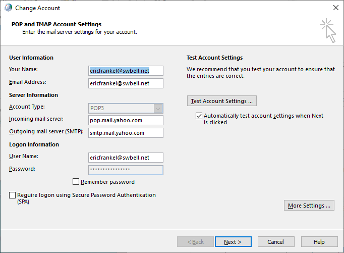 Find my secure mail key for outlook on my desktop and enter it on my ...