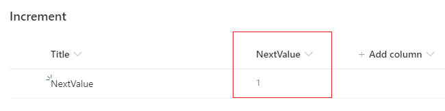 Auto increment lookup field - Microsoft Q&A