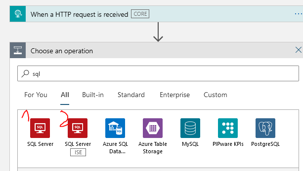 Logic App In Ise Connecting To Sql In Azure Vm Microsoft Qanda 0635