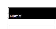 Unwanted white lines at edge of shaded table - Microsoft Q&A