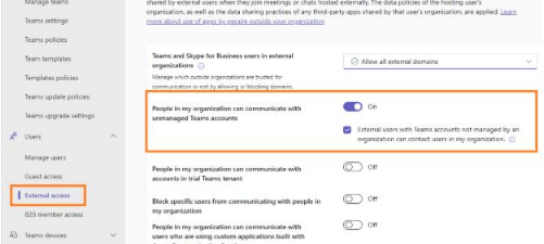 Making teams calls to external user. Button Greyed out, "Unavailable in ...