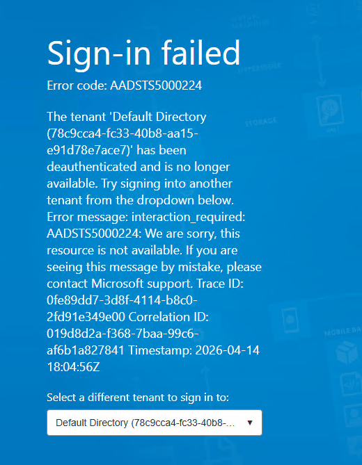 Lost Azure Panel Login - Microsoft Q&A