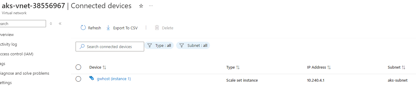 unable to delete virtual network connected device. the device is not in ... unable to delete virtual network connected device. the device is not in ...