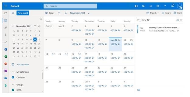 Sharepoint Calendar to Monthly view - Microsoft Q&A