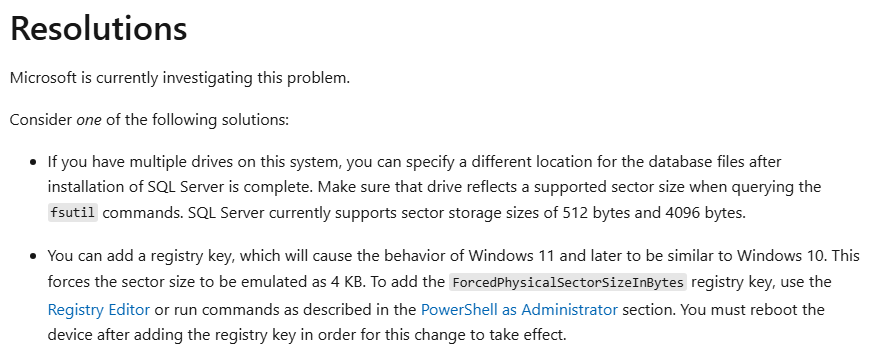 SQL 2022 express installation issue - Microsoft Q&A