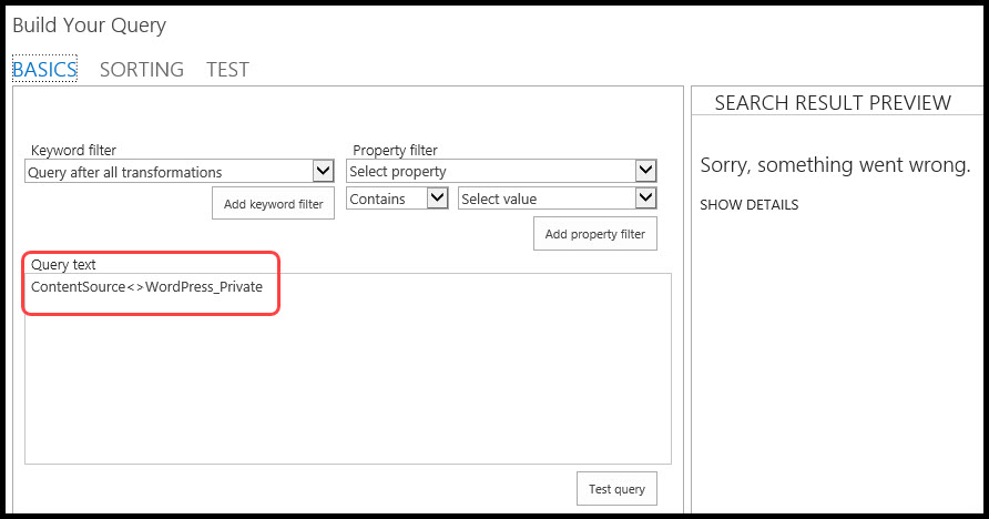 Modify on Premise Search Everything to exclude a content source ...