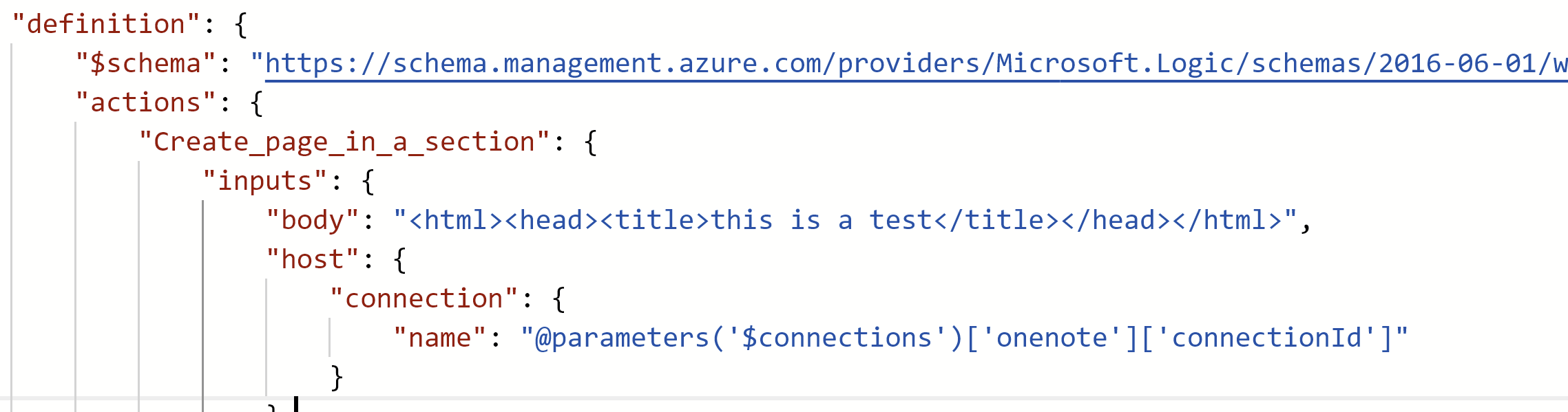 How do I add Title to OneNote Page Created by Logic App - Microsoft Q&A