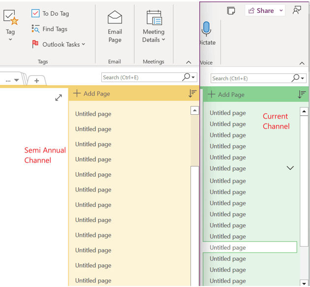 How to reduce the size of the page tabs in Onenote - Microsoft Q&A