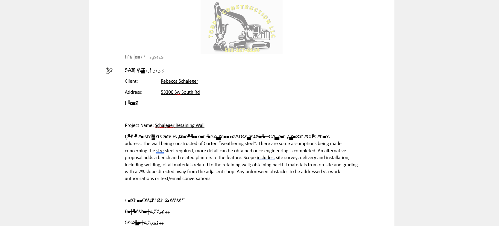 I keep having issues with opening a word document and half the font ...