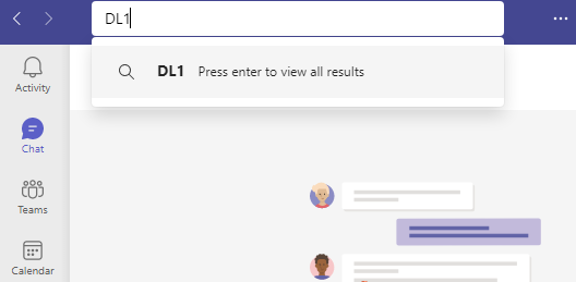 How to prevent Teams when dialing the name to find groups or DL and it ...
