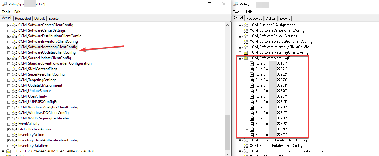SCCM/MECM Software Metering not stable on Win10 clients - Microsoft Q&A