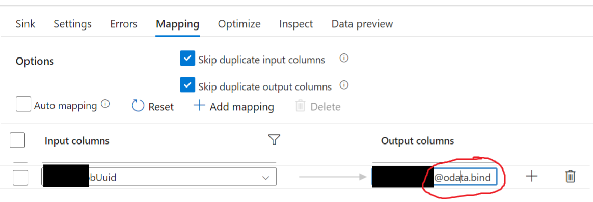 ADF Mapping Data Flow Sink to Dataverse Lookup field - Microsoft Q&A
