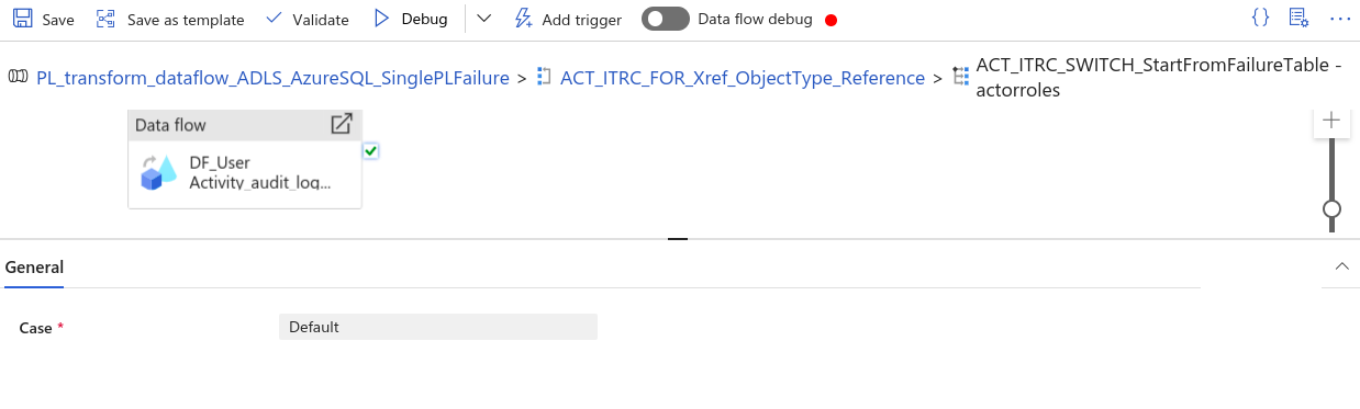 Why in switch activity case name change to default? - Microsoft Q&A