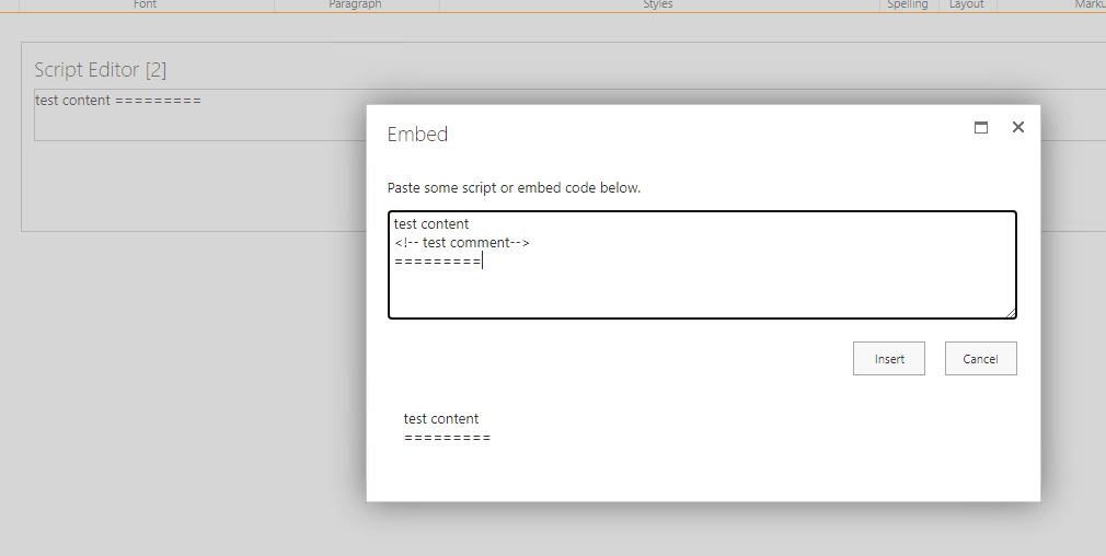 Add Comments In The Sharepoint Html Source Code Microsoft Qanda