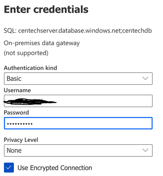 Power Query can't connect to Azure SQL resources - Microsoft Q&A