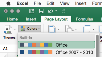 Why did the standard colors change from Office 2011 to Office 2016 and ...