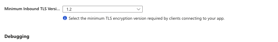 Azure App Service:- While running System.Net.ServicePointManager.SecurityProtocol command i am ...