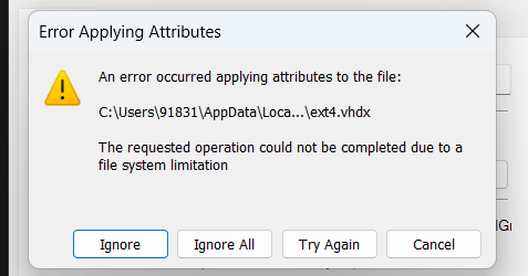 Why can't I uncompress my vhd file - Microsoft Q&A