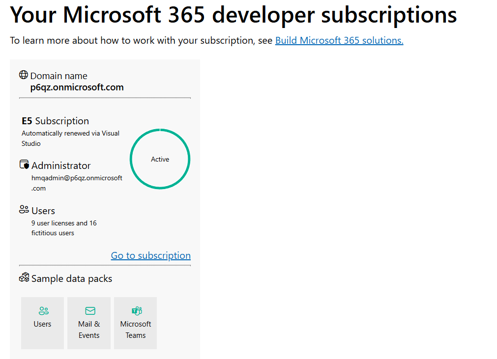 Issue with Microsoft Developer Subscription - Microsoft Q&A