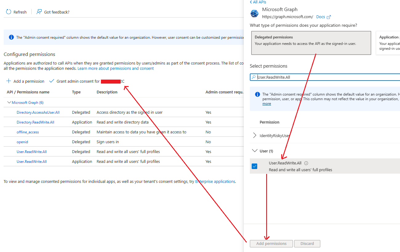 ADB2C | Graph API - Microsoft Q&A