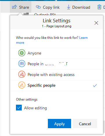 Link Expiration Not Showing - Microsoft Q&A