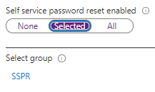 Disable sspr sign up - Microsoft Q&A