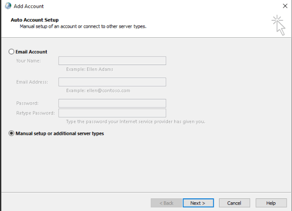how do i change outlook settings from pop to imap or smtp - Microsoft Q&A