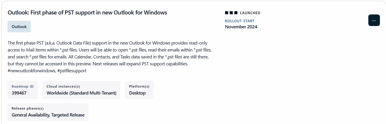 New Outlook rules not allowing move to personal folder - Microsoft Q&A