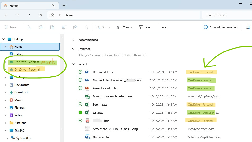 I have 2 OneDrive accounts, 1 for business & 1 for personal. My ...