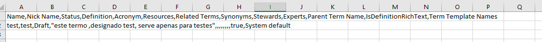 How to import a quoted csv file into Purview's glossary? - Microsoft Q&A