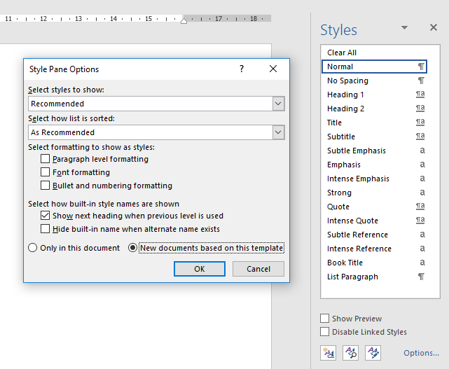 Microsoft Word personalization settings - Microsoft Q&A