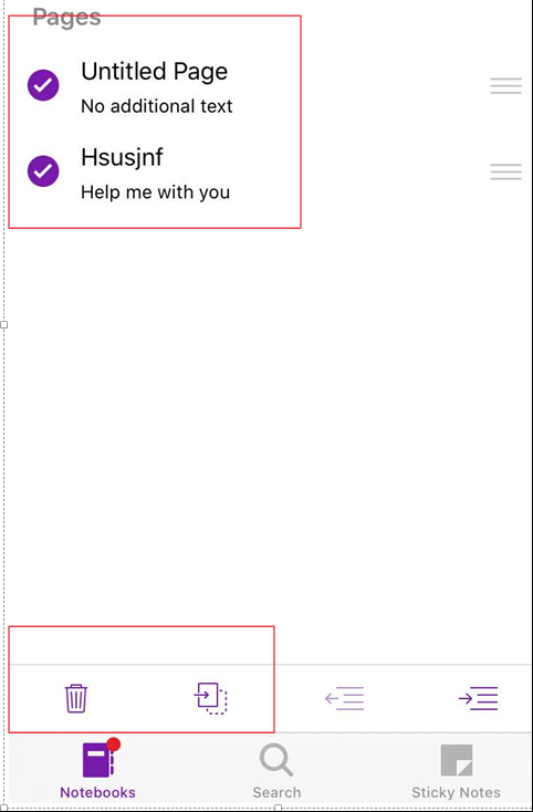 How do you select multiple pages within a section in OneNote ...
