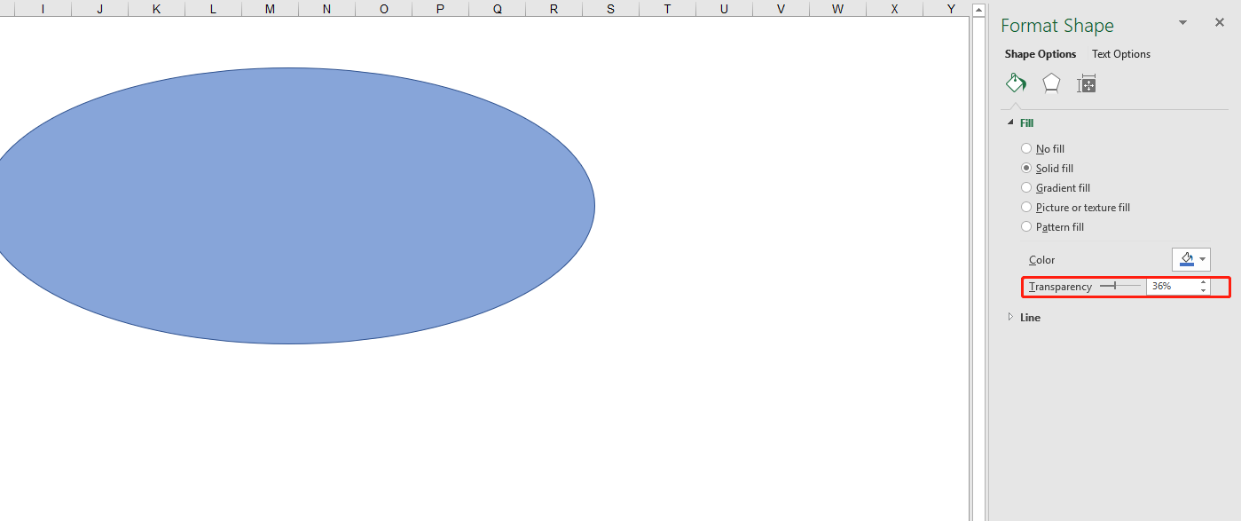 Can the cell background color transparency set in the Excel ...
