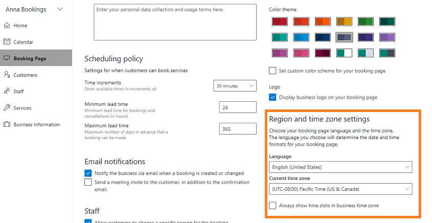 Booking generated page in different languages - Microsoft Q&A